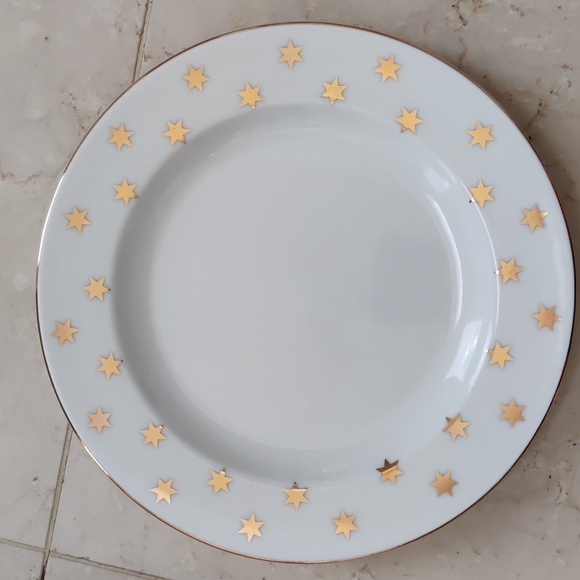 American Atelier | Dining | 4 Vintage American Atelier Party Time Gold ...